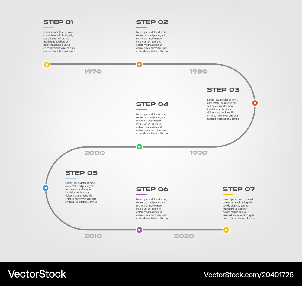 Timeline Snake Chart Vector Images (37)