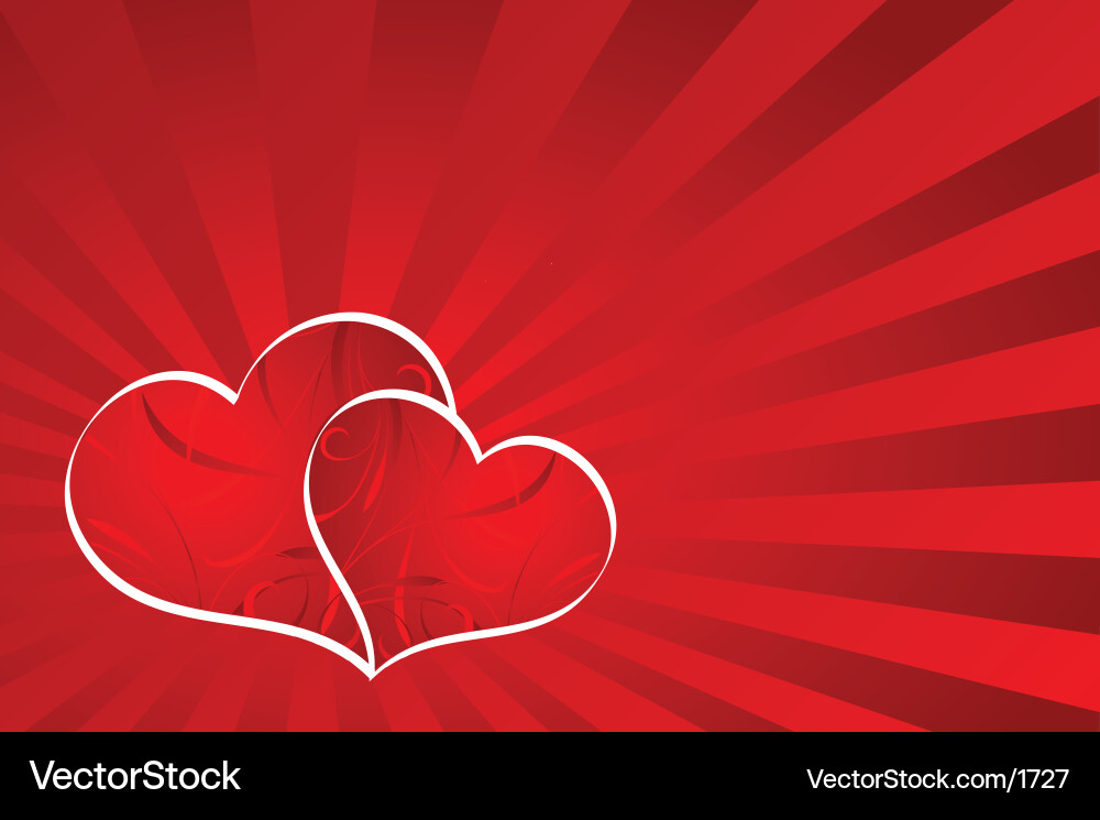 Heart background Royalty Free Vector Image - VectorStock