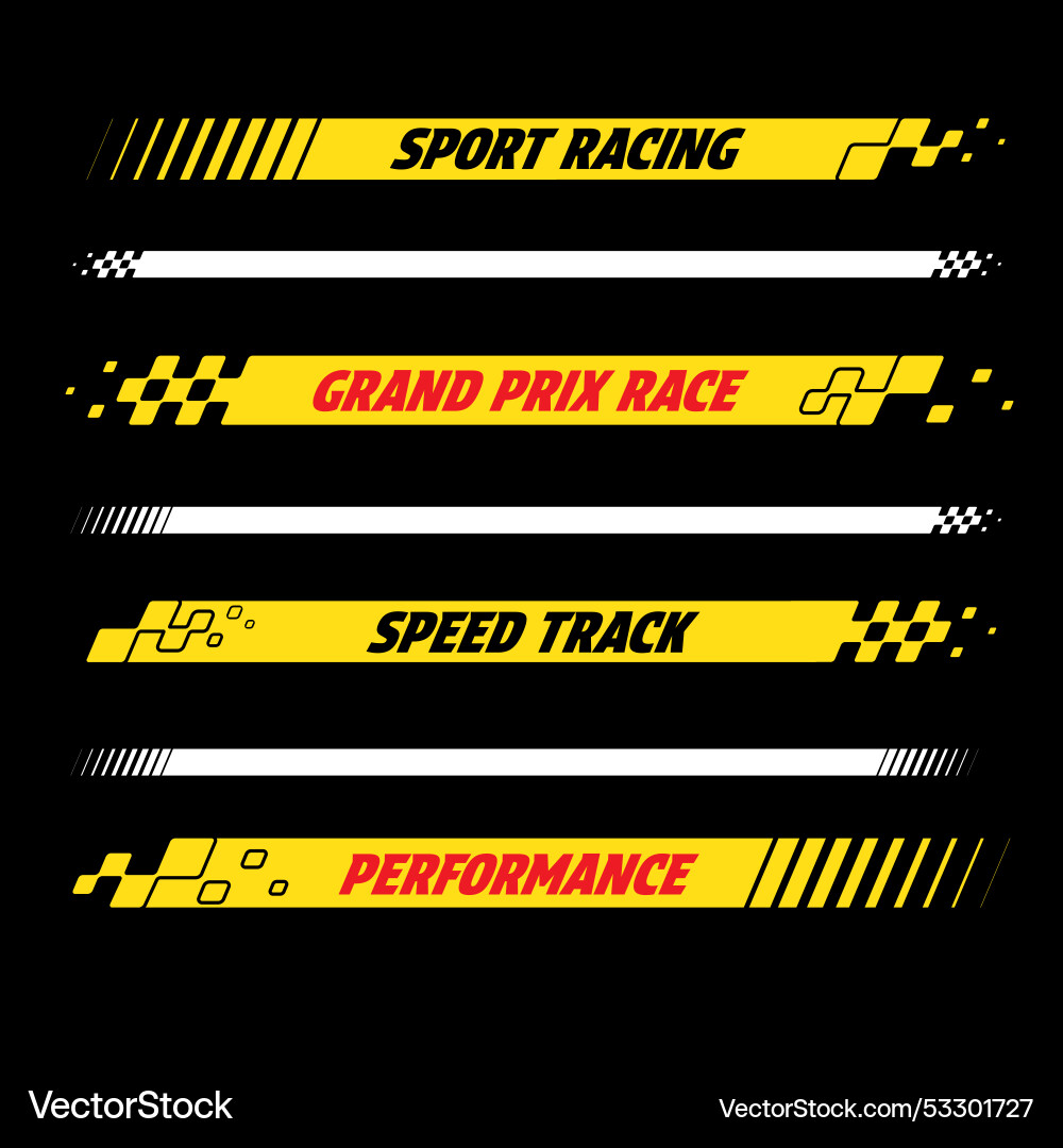 Sport checkered yellow pattern lines Royalty Free Vector