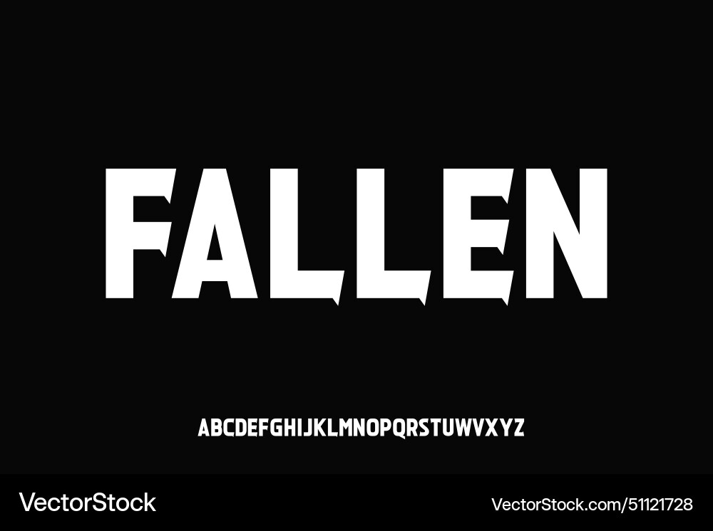 Display alphabet font design suitable Royalty Free Vector