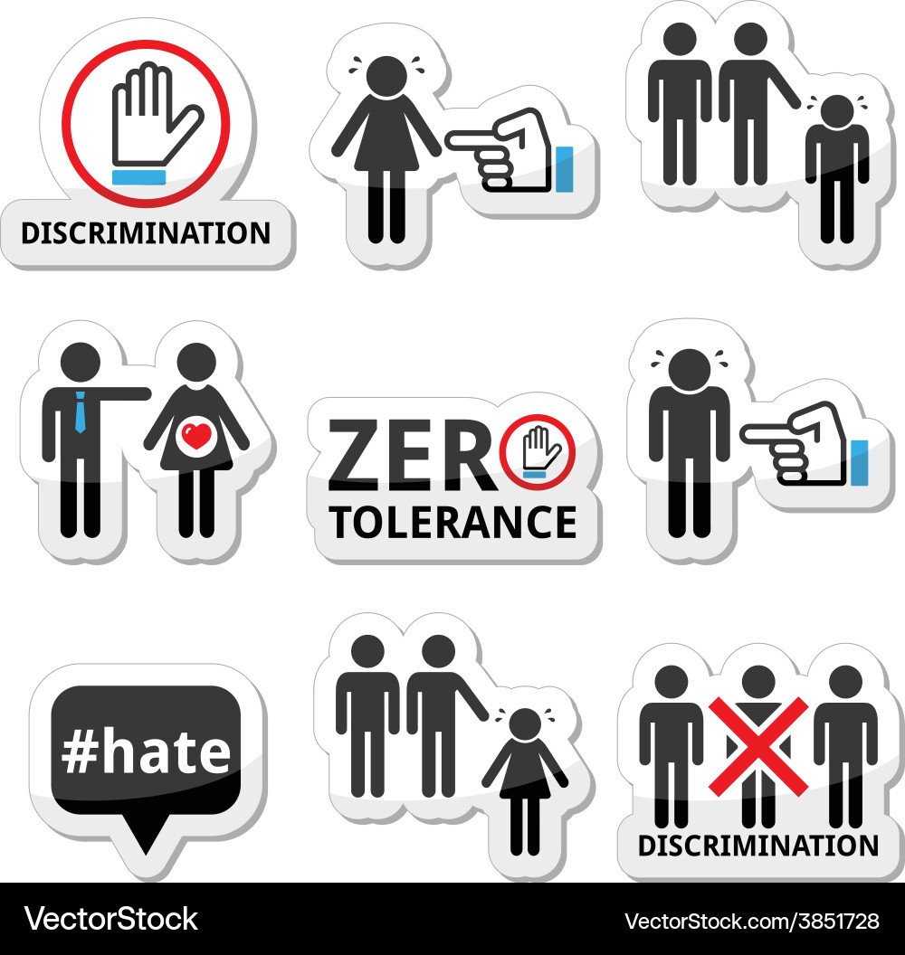 Equality & Tolerance Icons Royalty Free Vector Image