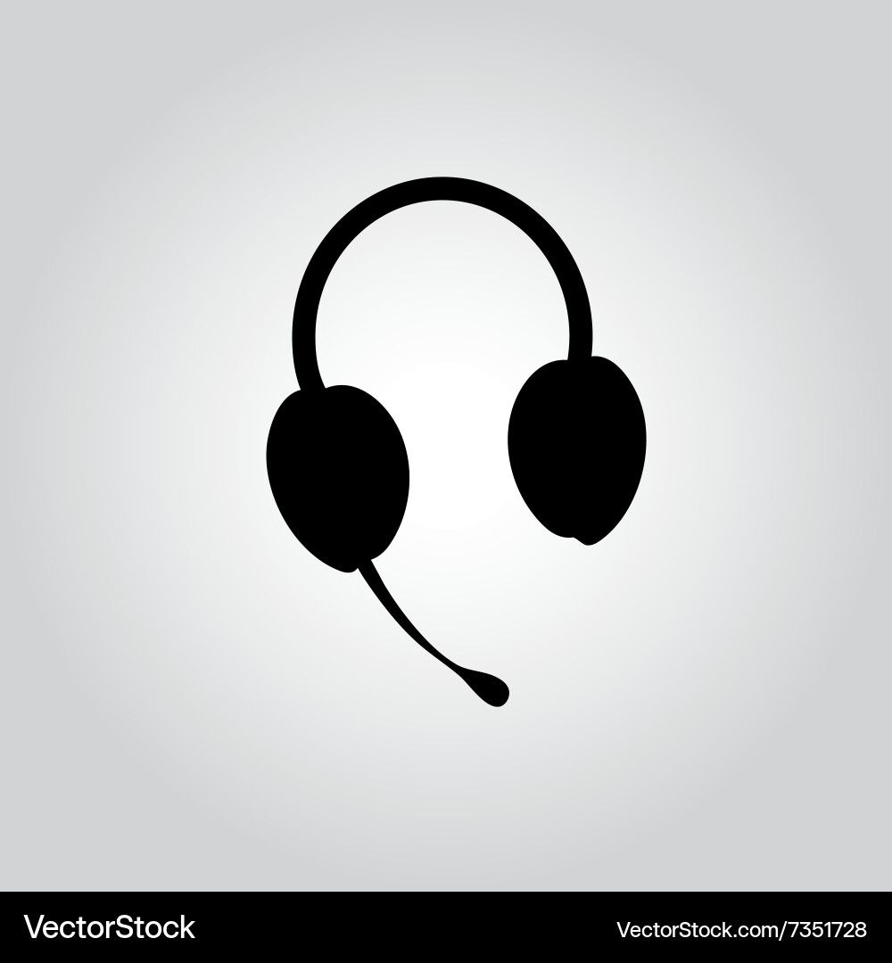Headphones Royalty Free Vector Image - VectorStock