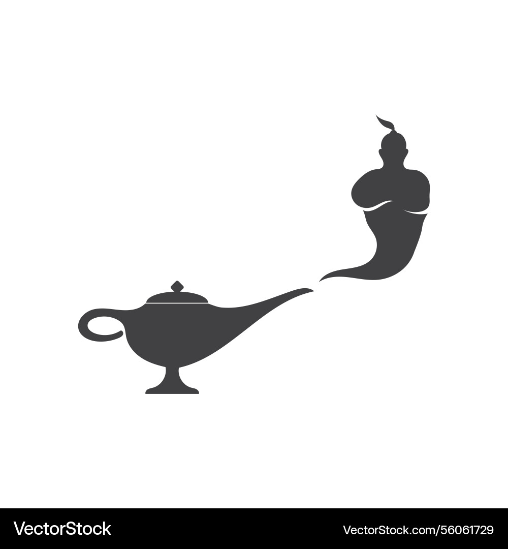 Blue genie icon Royalty Free Vector Image - VectorStock