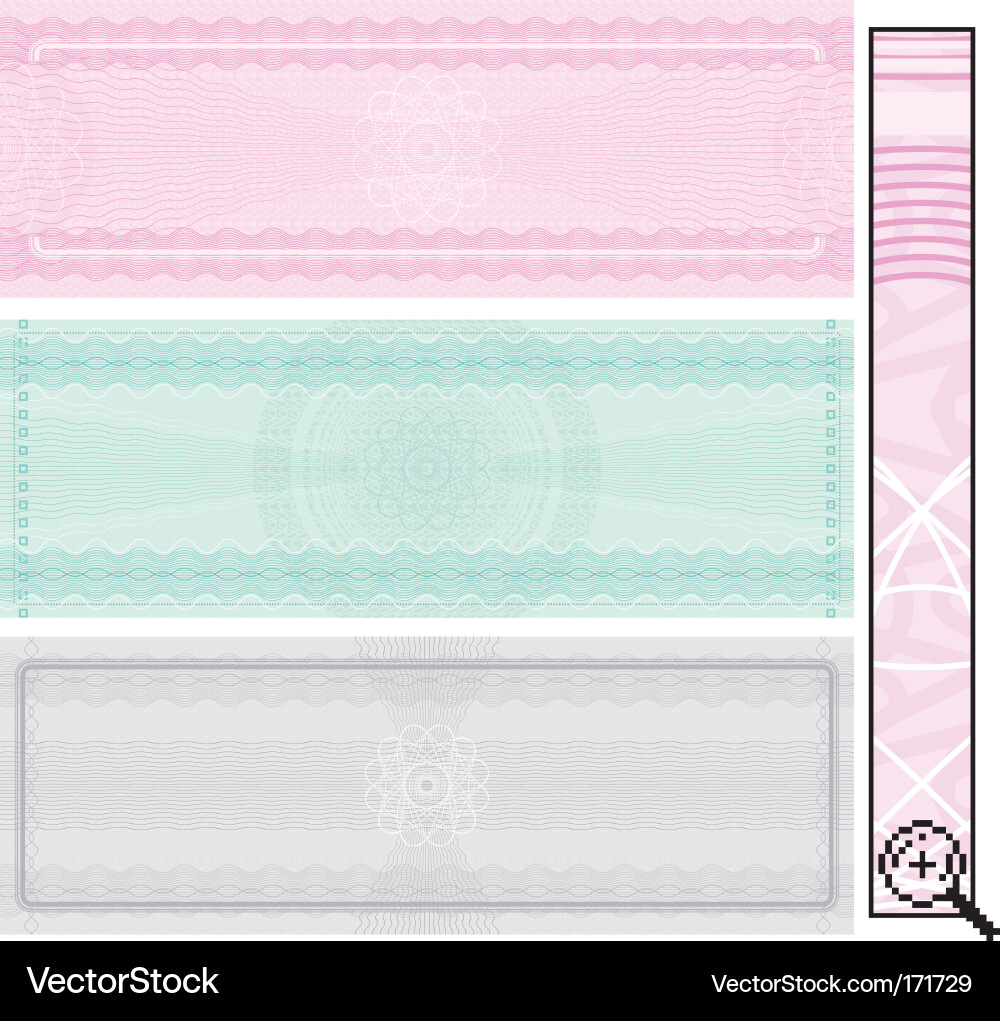 Gift Certificate Template Royalty Free Vector Image