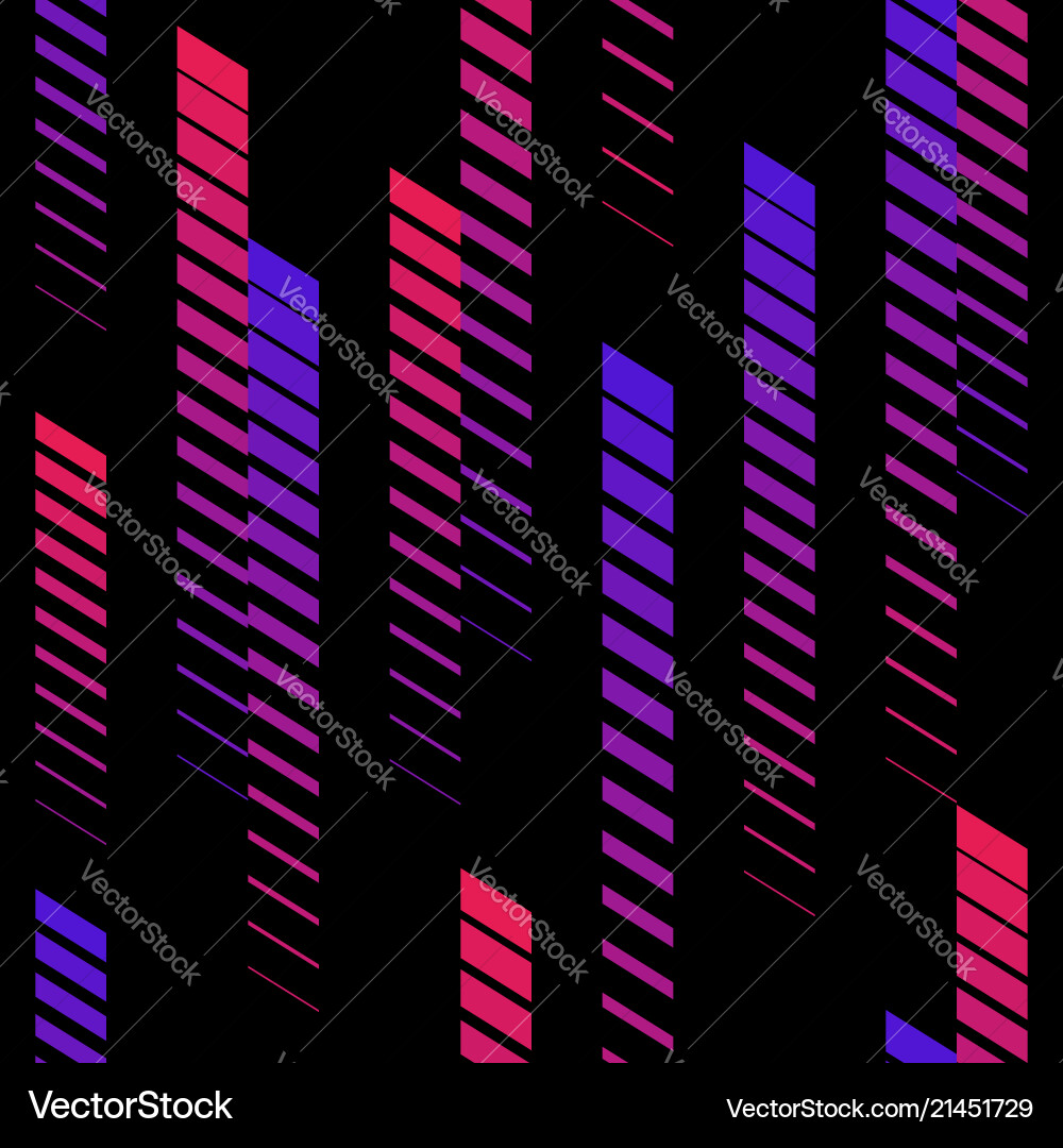 Seamless pattern with fading lines halftone Vector Image