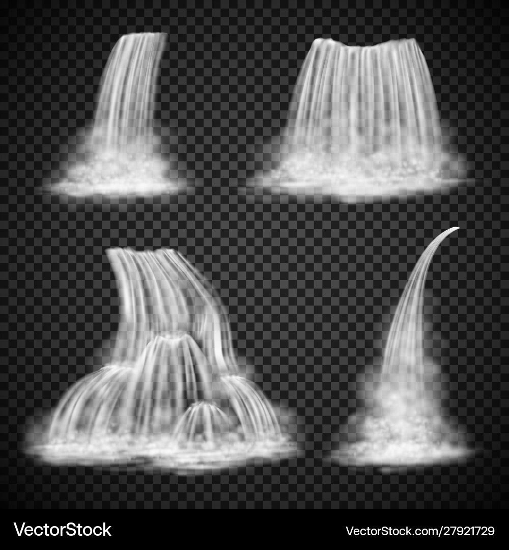 Waterfall Royalty Free Vector Image - VectorStock