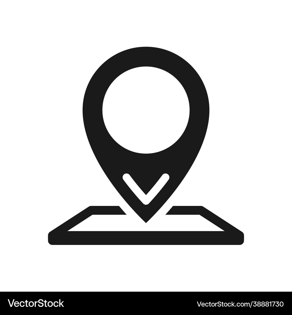 Point location Royalty Free Vector Image - VectorStock