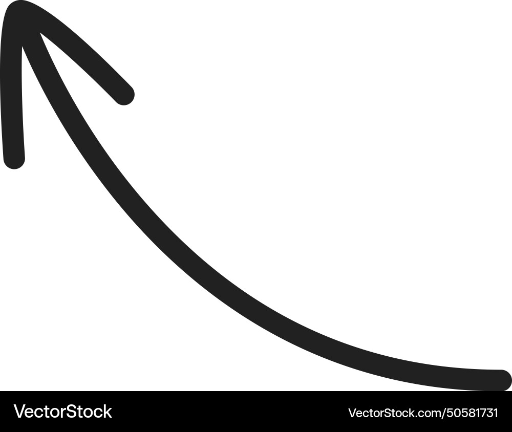 Arrow line doodle Royalty Free Vector Image - VectorStock