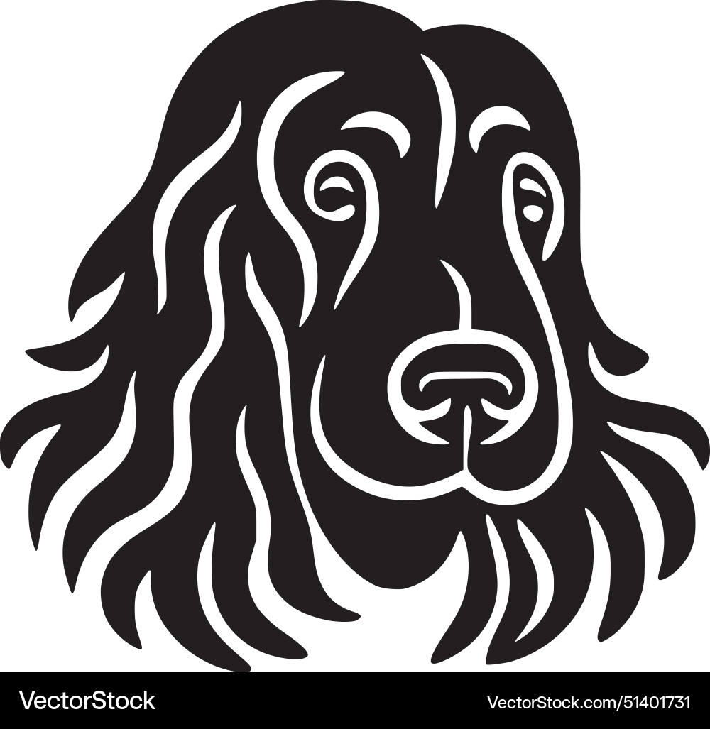 Cocker spaniel - high quality logo ideal Vector Image