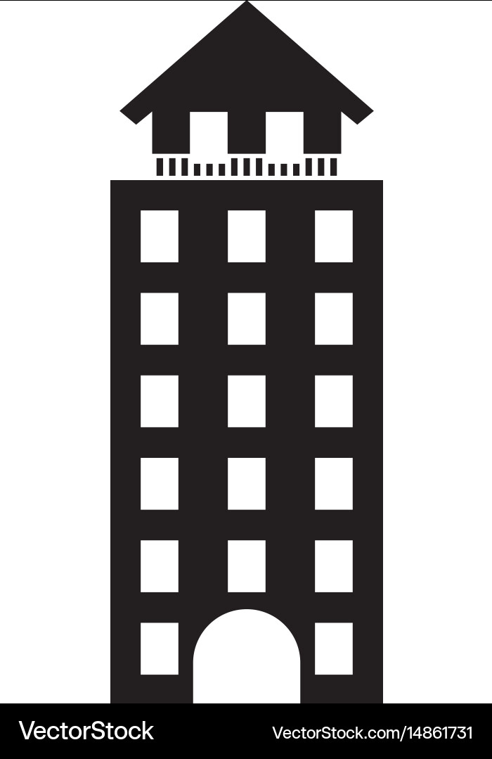 Italian building icon Royalty Free Vector Image