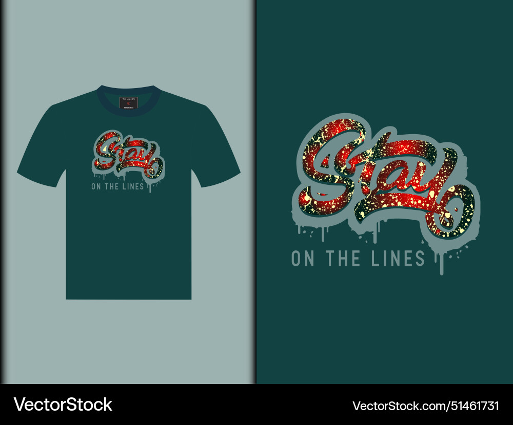 Stay t-shirt design Royalty Free Vector Image - VectorStock