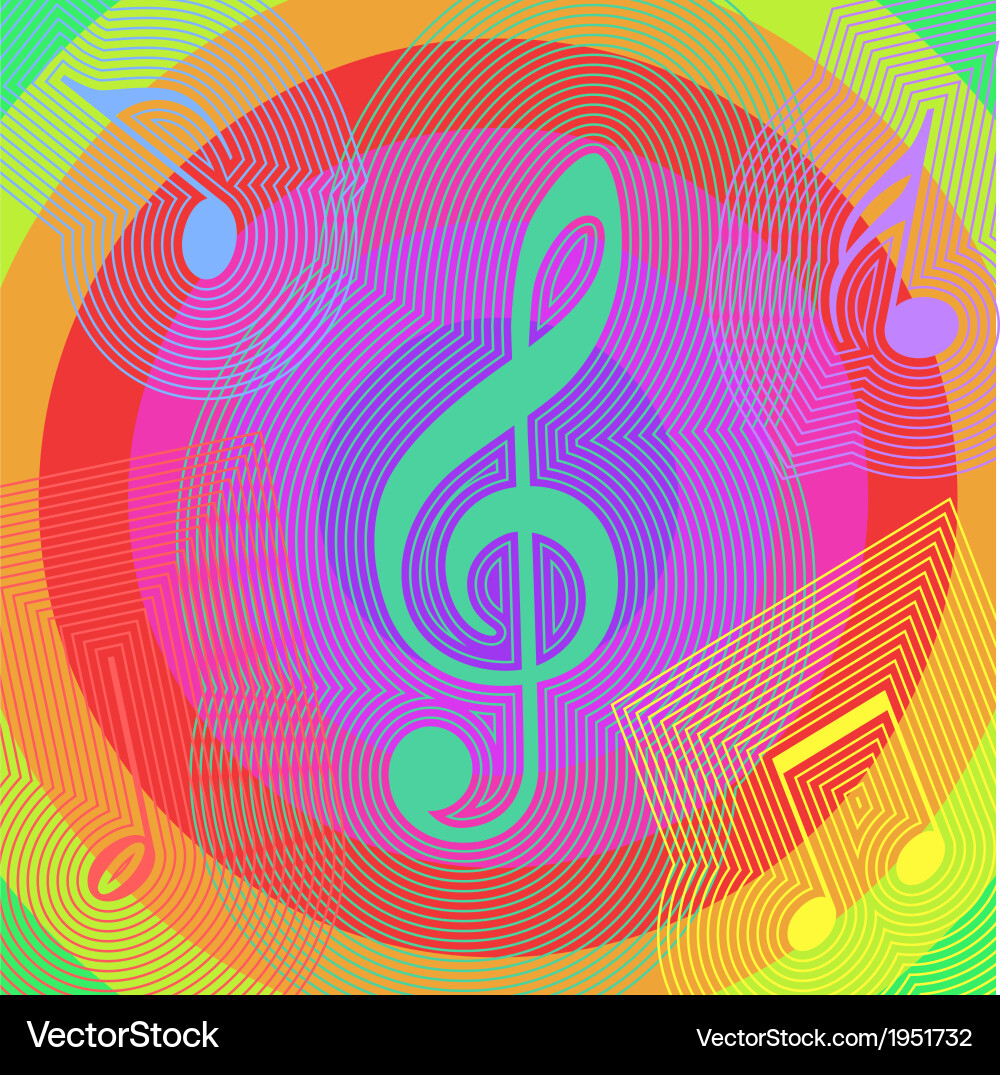 Abstract music background Royalty Free Vector Image