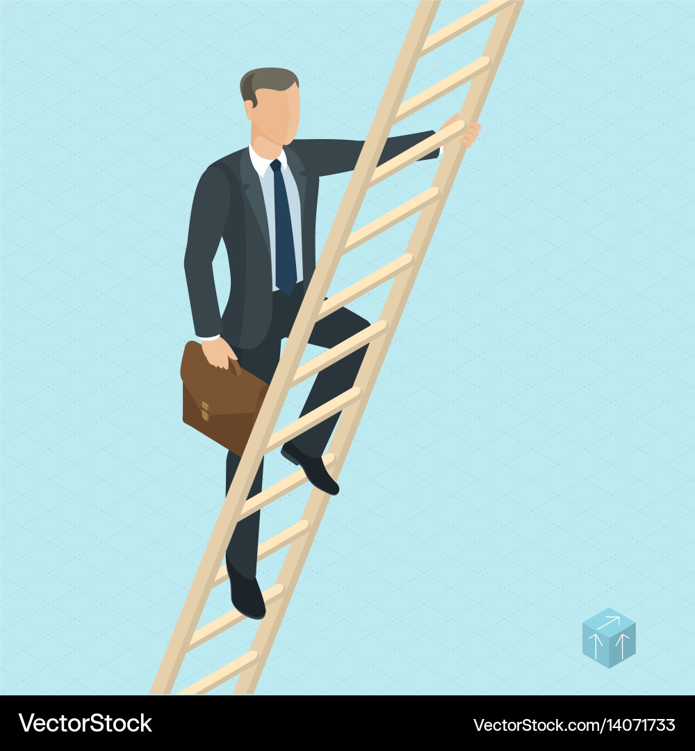 Ladder to success Royalty Free Vector Image - VectorStock