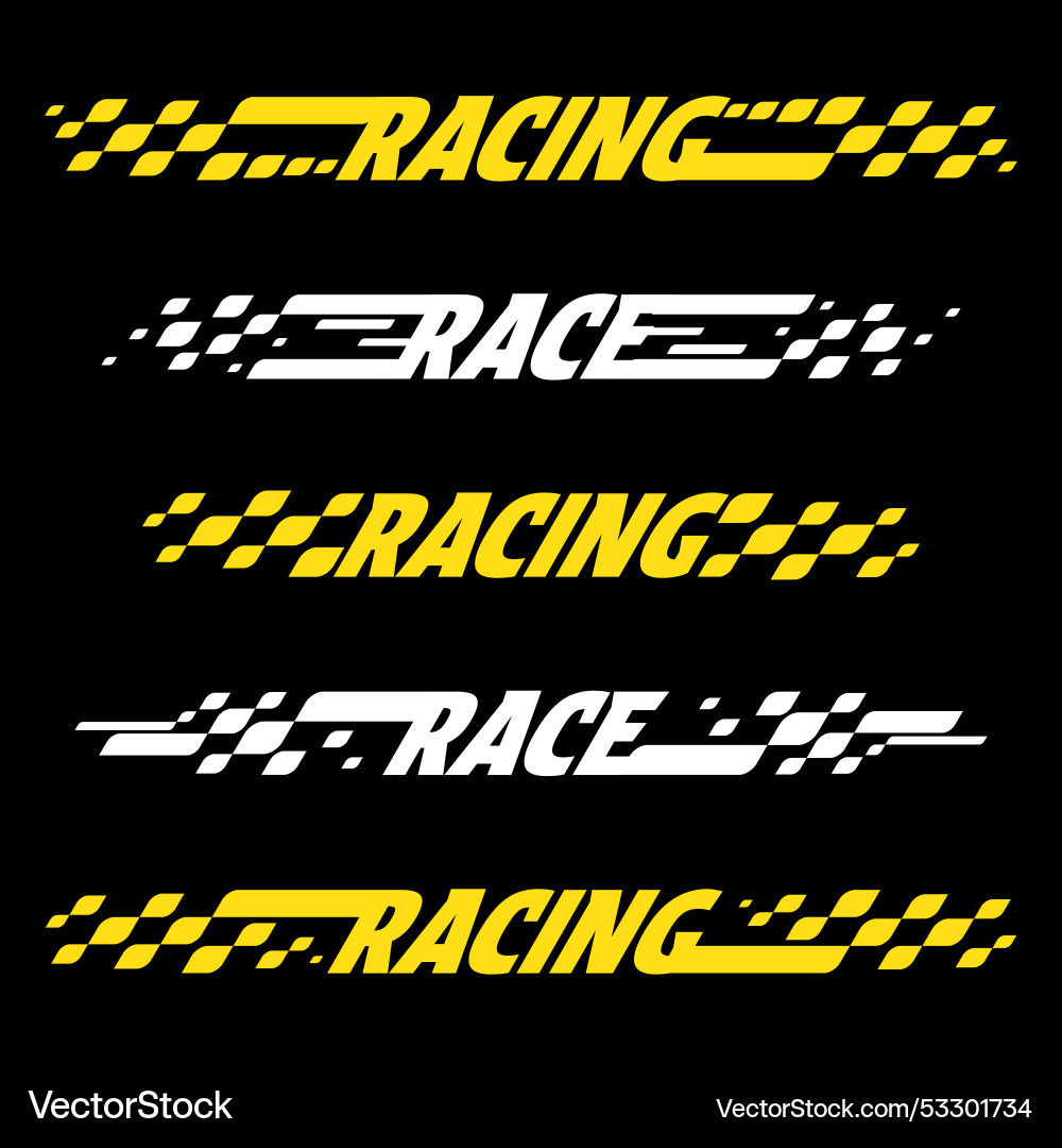 Abstract colourful race lines Royalty Free Vector Image