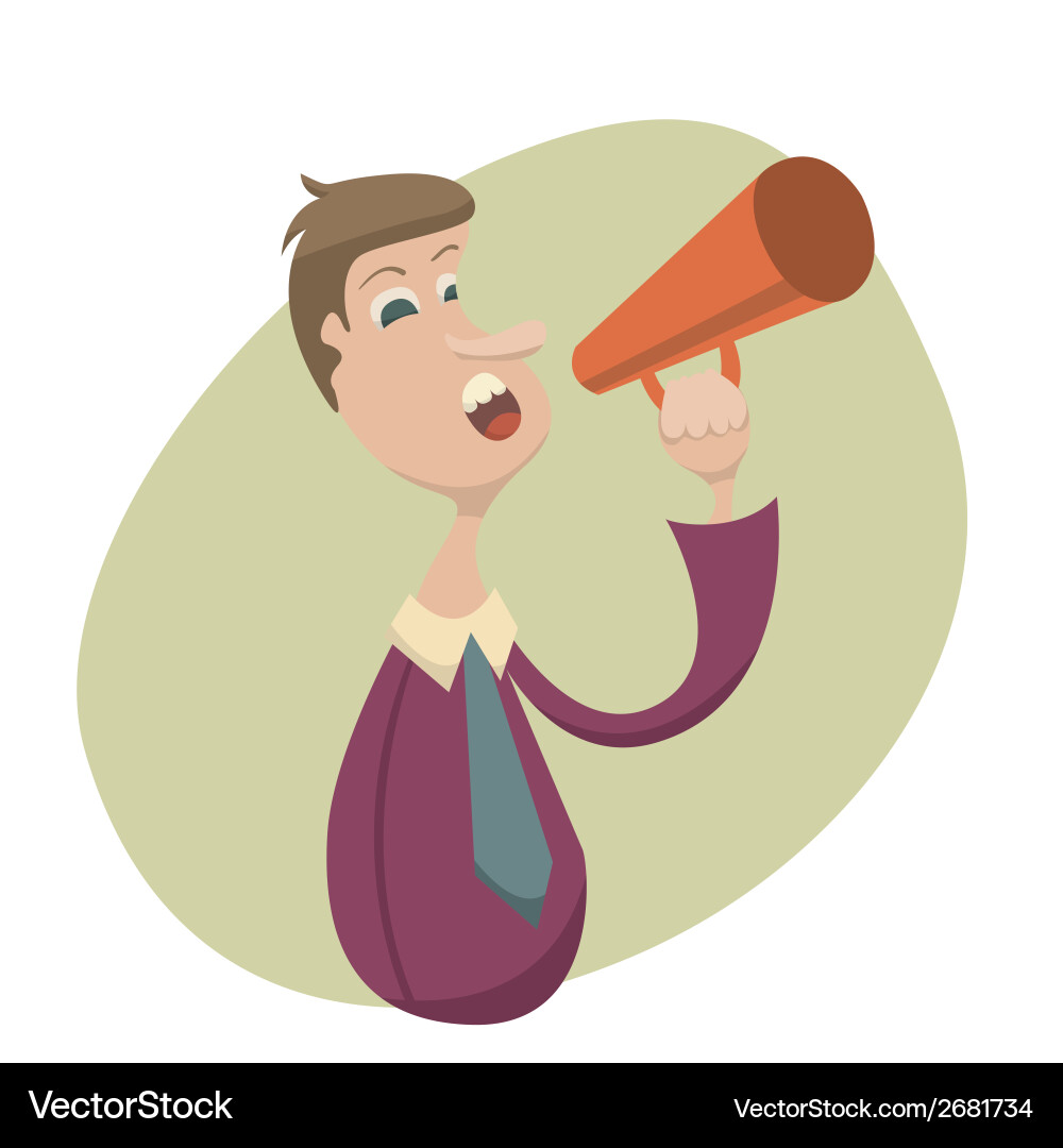 Big announcement Royalty Free Vector Image - VectorStock