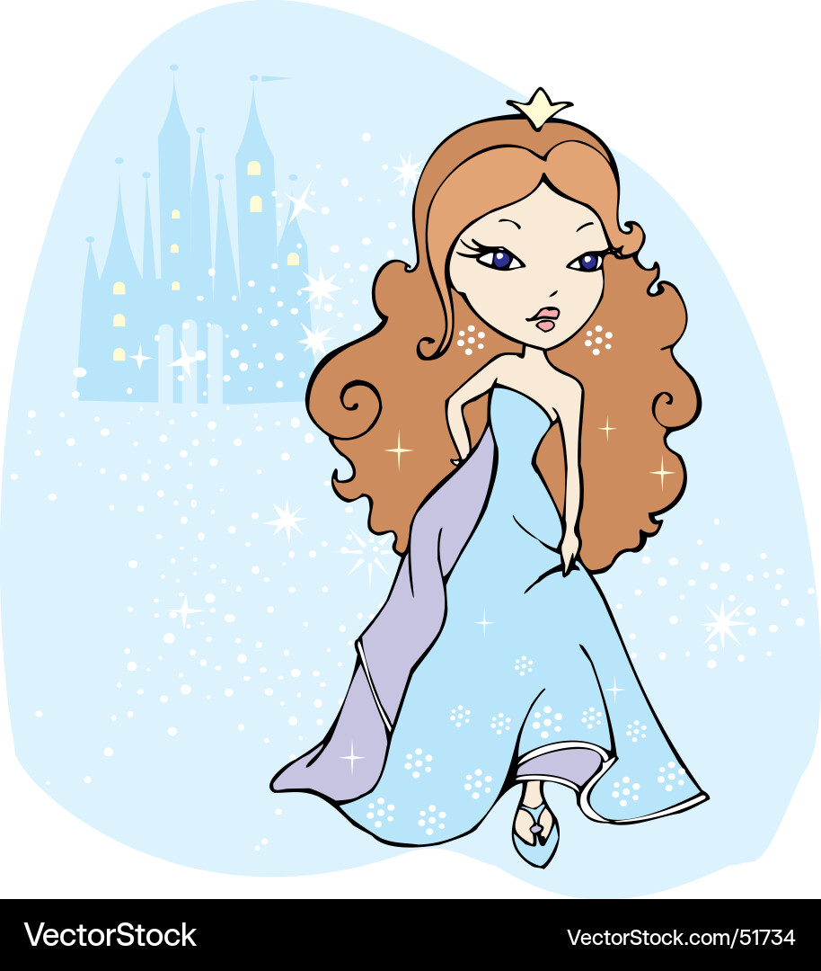 Princess Royalty Free Vector Image - VectorStock