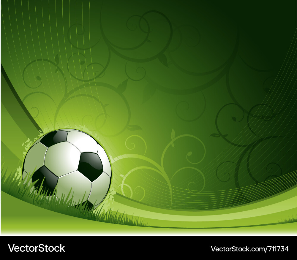 Soccer background concept Royalty Free Vector Image