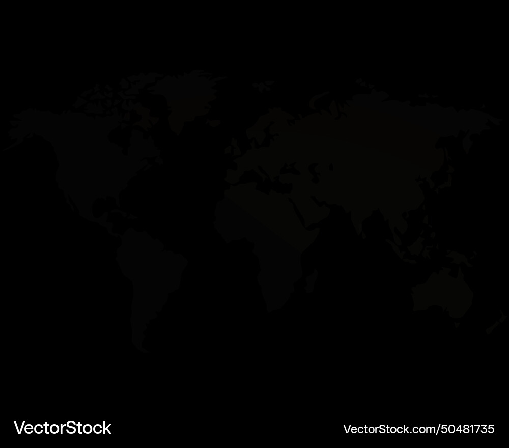 Abstract world map with glowing particles Vector Image