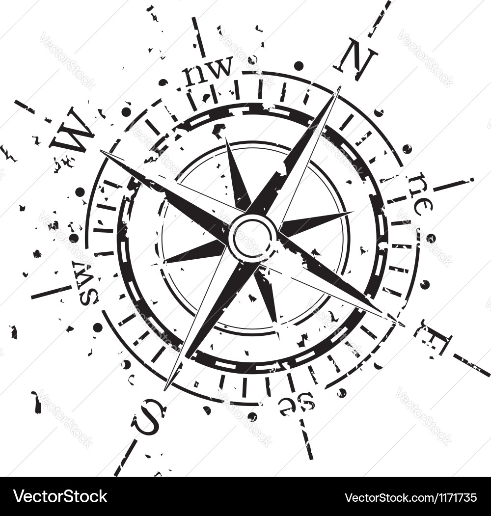 Compass Royalty Free Vector Image - VectorStock