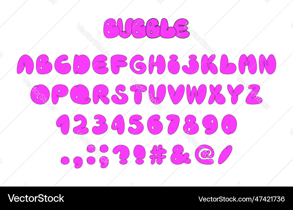 Graffiti Letters Alphabet Bubble Gum Printable Pdf - Infoupdate.org