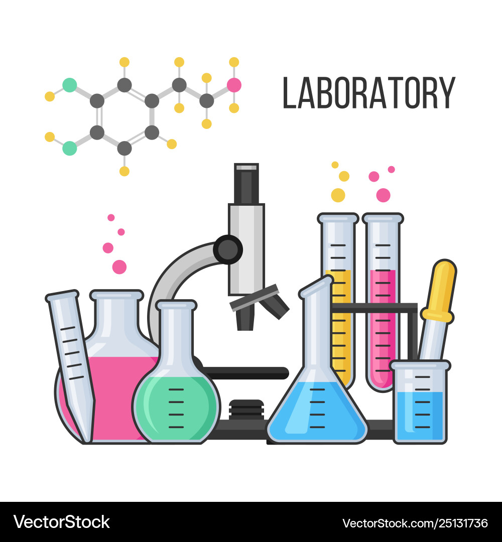 Chemistry Lab Equipment Clipart Chemical Laboratory Equipment Vectors