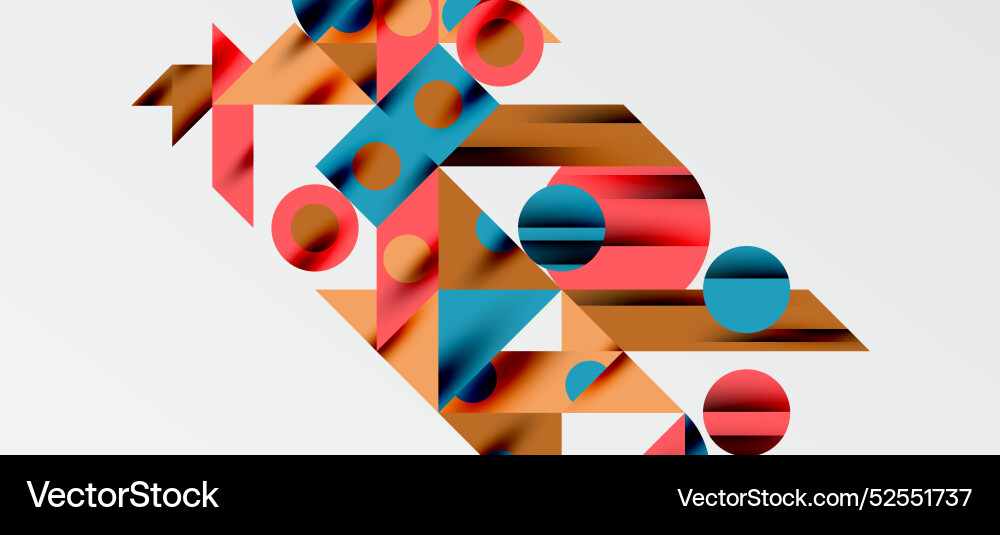 Geometric neo patterns abstract background Vector Image