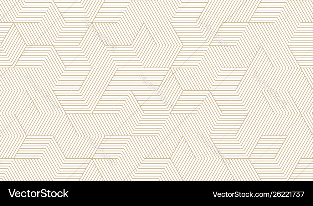 Gold Geometric Pattern Royalty Free Vector Image