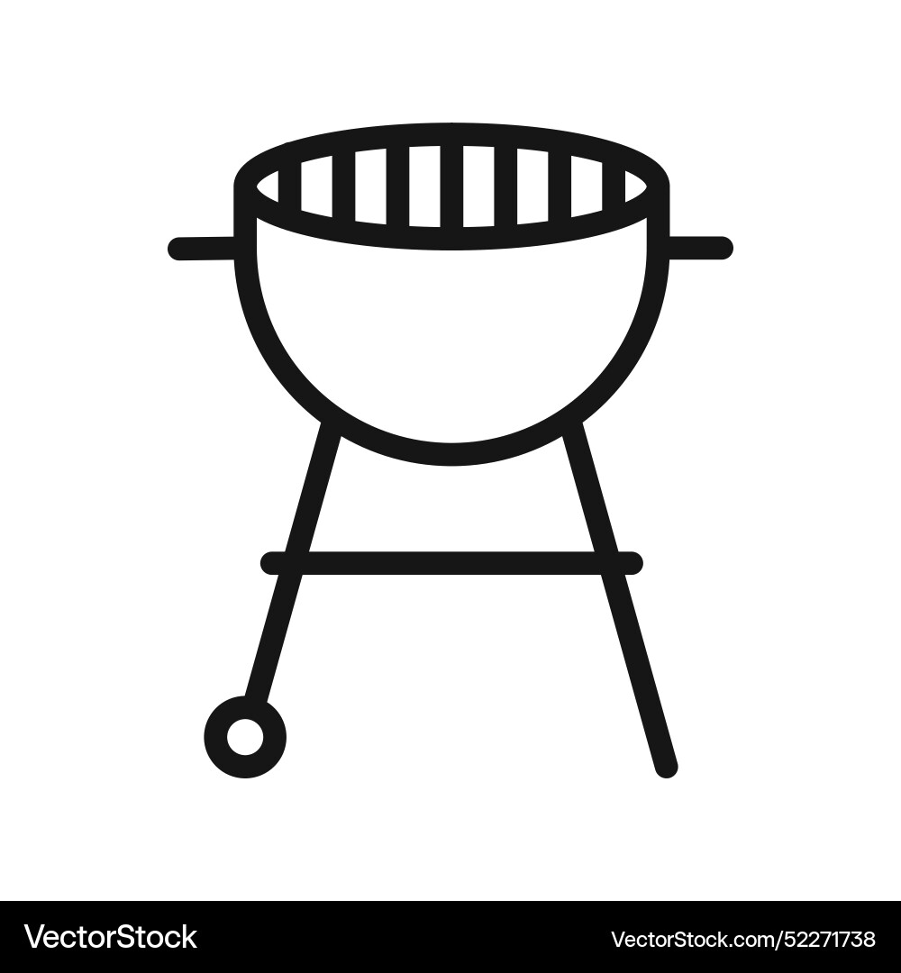 Brazier icon black line art logo Royalty Free Vector Image