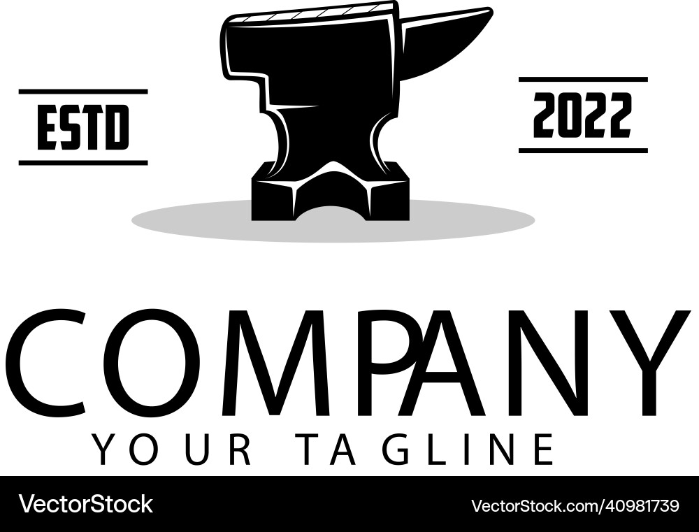 Blacksmith logo Royalty Free Vector Image - VectorStock