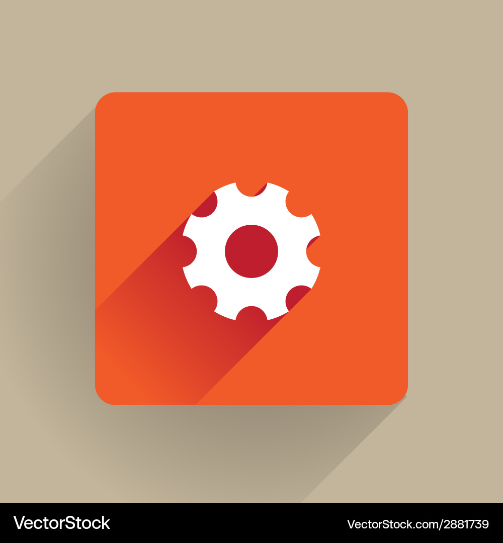 Cog icon Royalty Free Vector Image - VectorStock