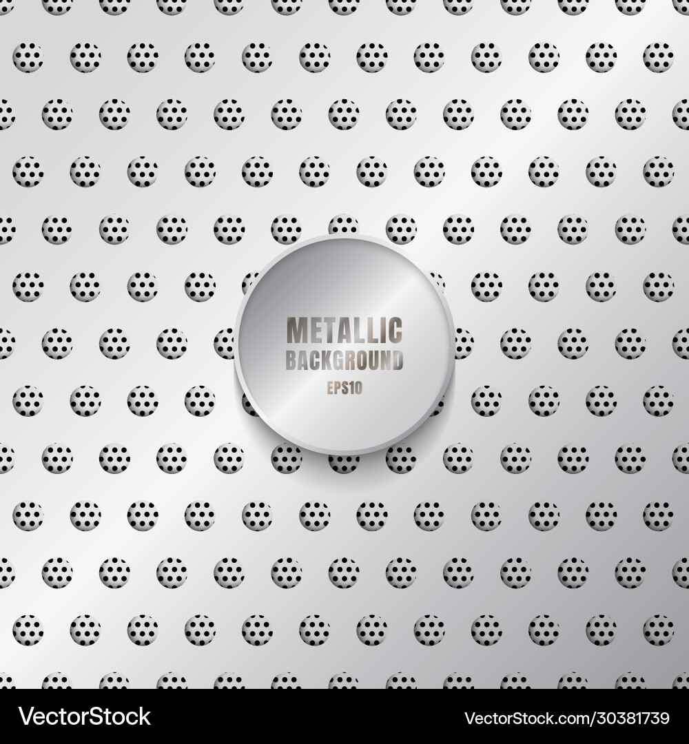 Silver Metallic Metal Background Royalty Free Vector Image