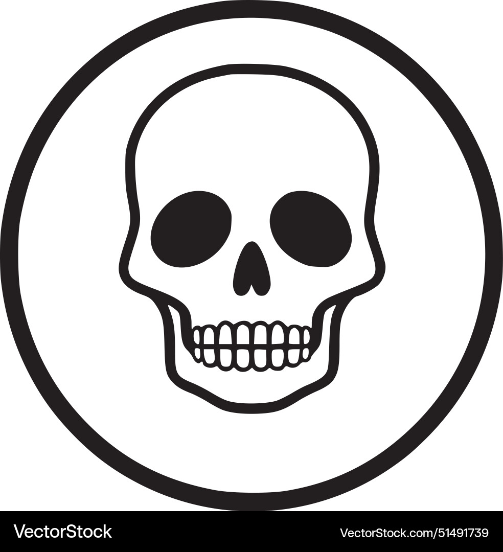 Skeleton - high quality logo ideal for t-shirt Vector Image