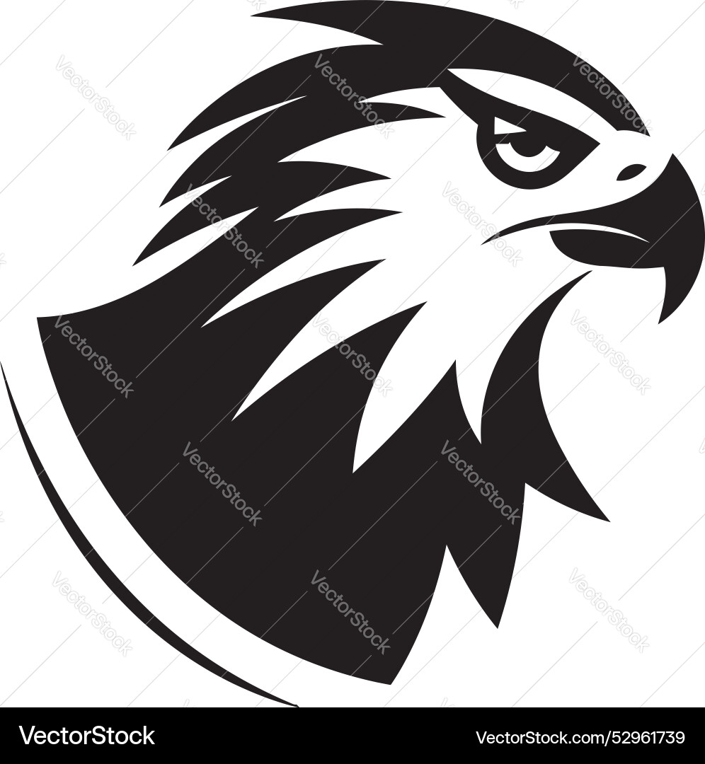 Skyward sentinel eagle iconography noble flight Vector Image