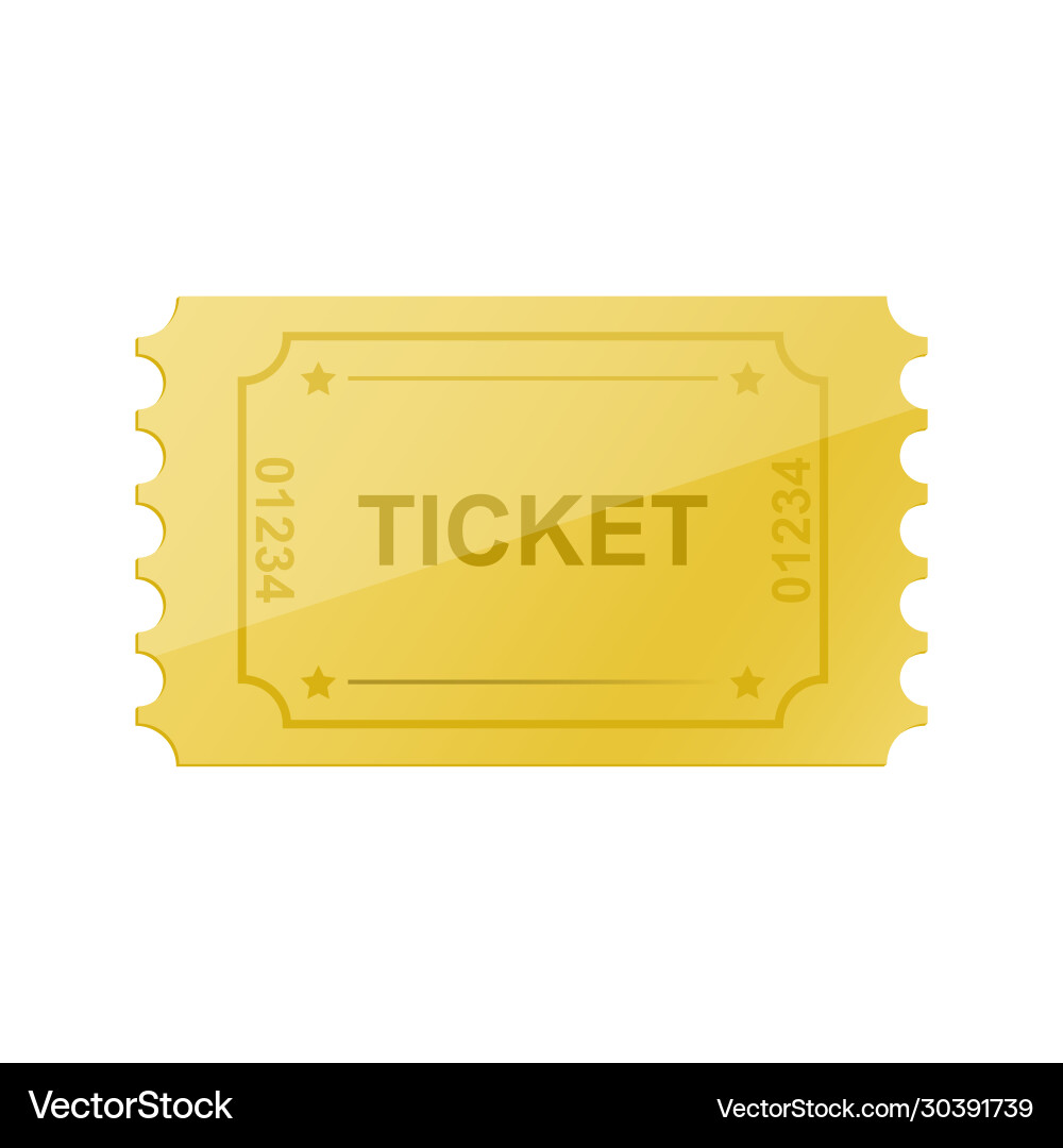 Tickets set Royalty Free Vector Image - VectorStock