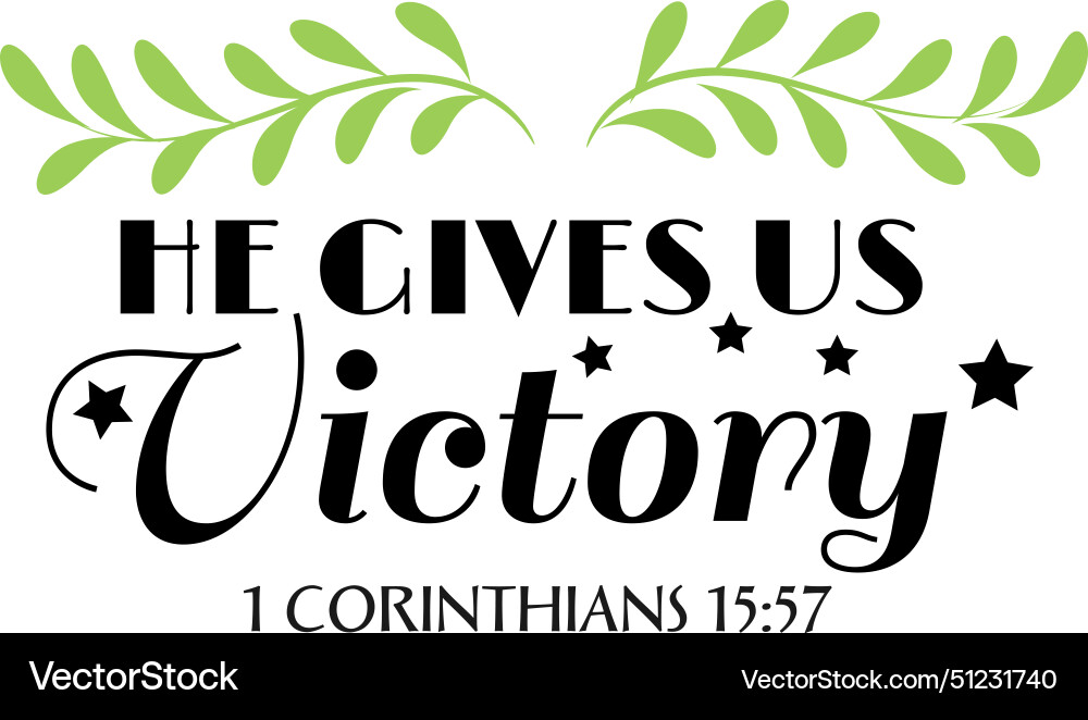 Bible verse about salvation Royalty Free Vector Image