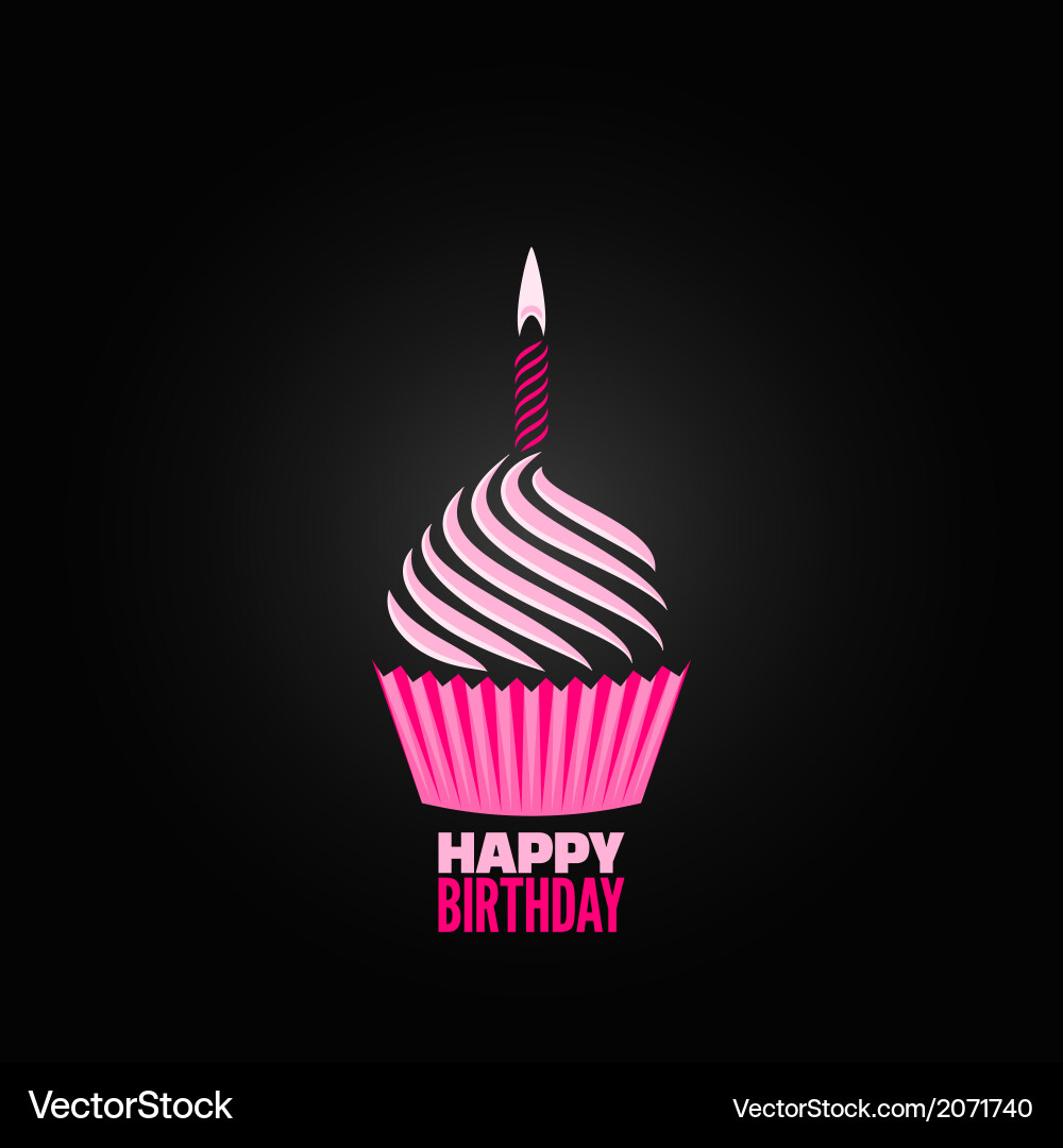 Cupcake design menu background Royalty Free Vector Image