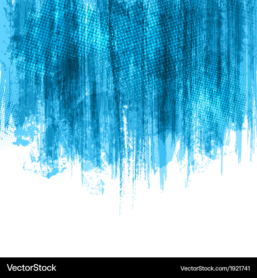 Blue paint splashes background Royalty Free Vector Image