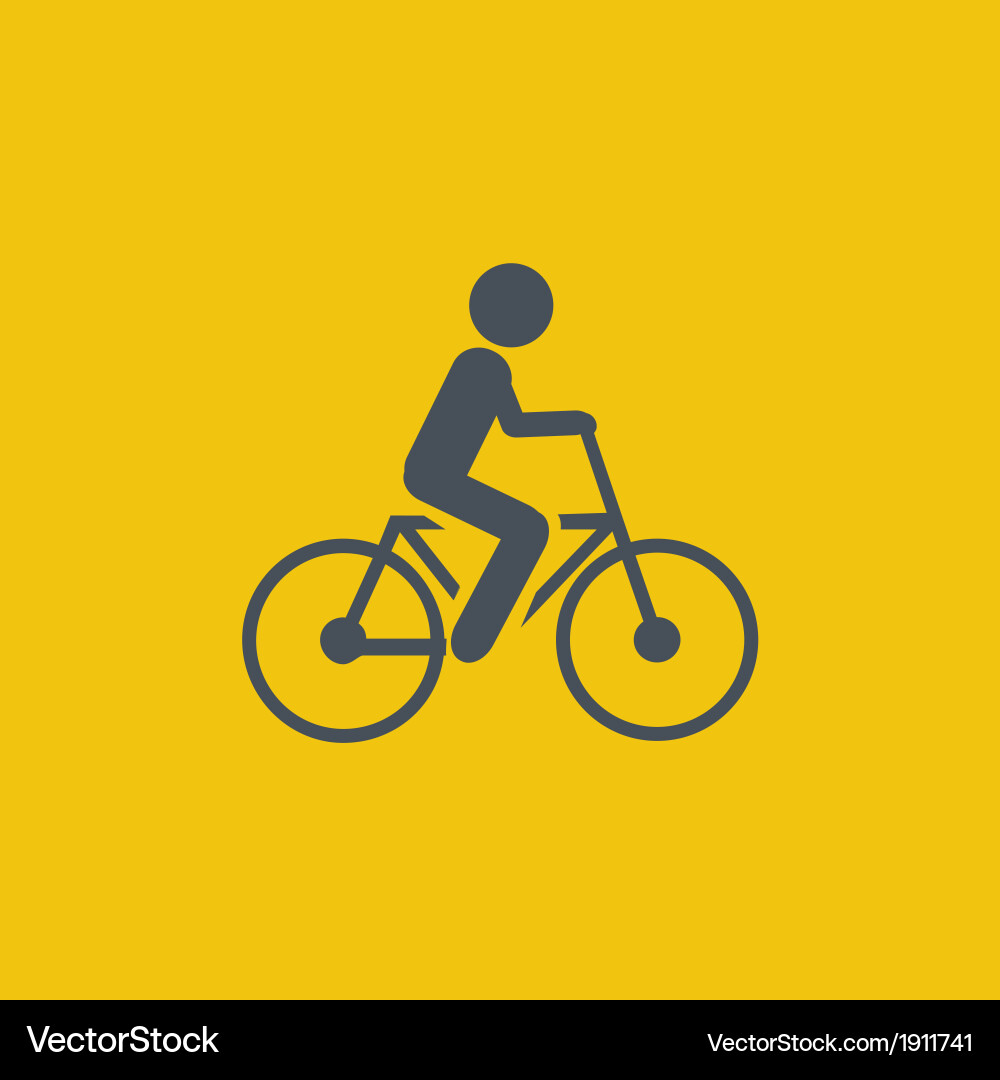 Cycling Icon Royalty Free Vector Image - VectorStock