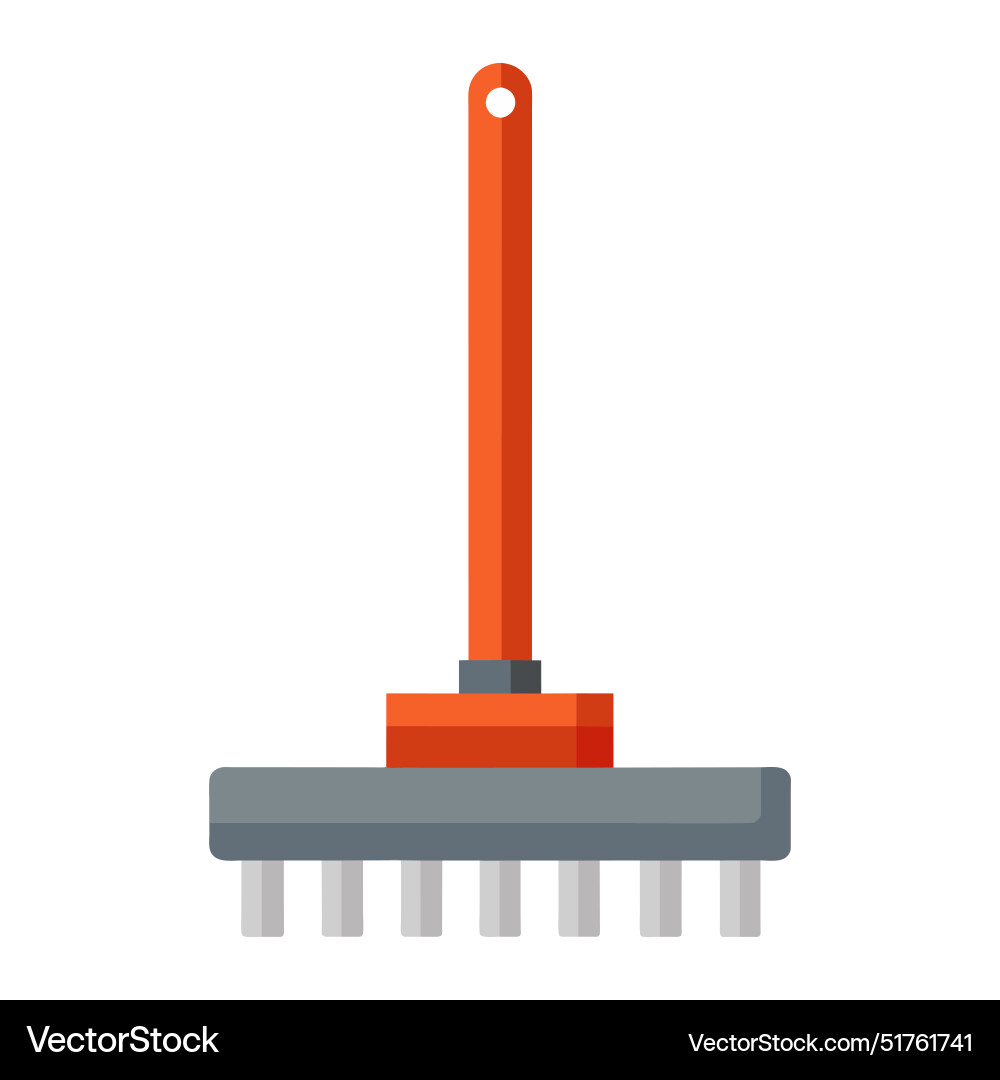Scraper on white background Royalty Free Vector Image