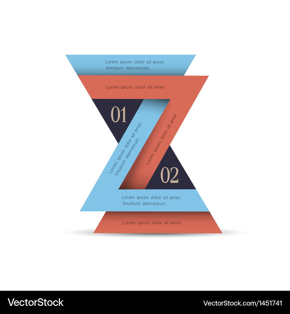 Vertical minimal infographics design Royalty Free Vector