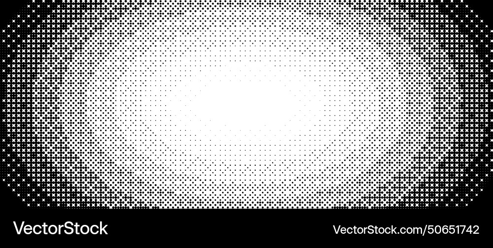 Radial pixelated gradient texture black and white Vector Image