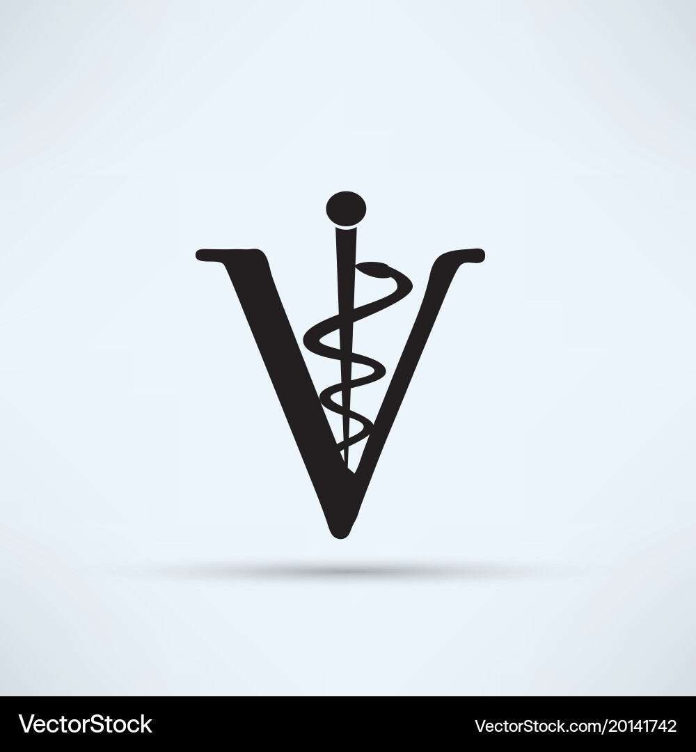 Veterinary Symbol Vector Veterinary Logo Design On Pets. Animal Pet