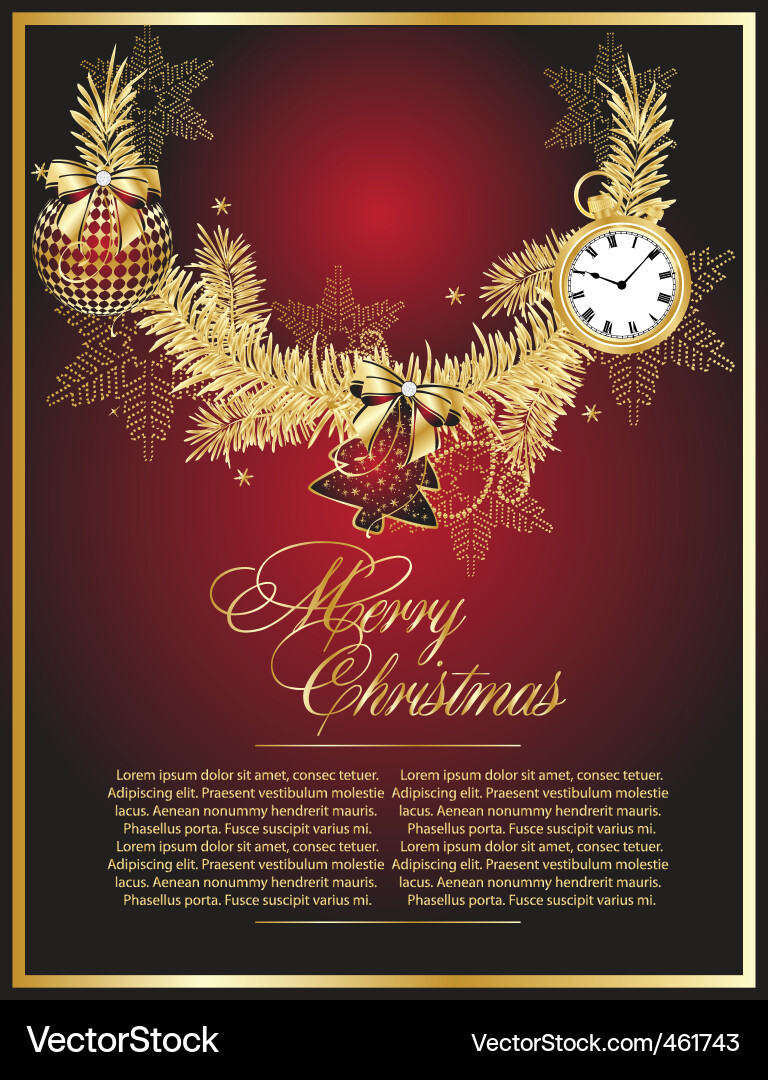 Christmas Royalty Free Vector Image - VectorStock