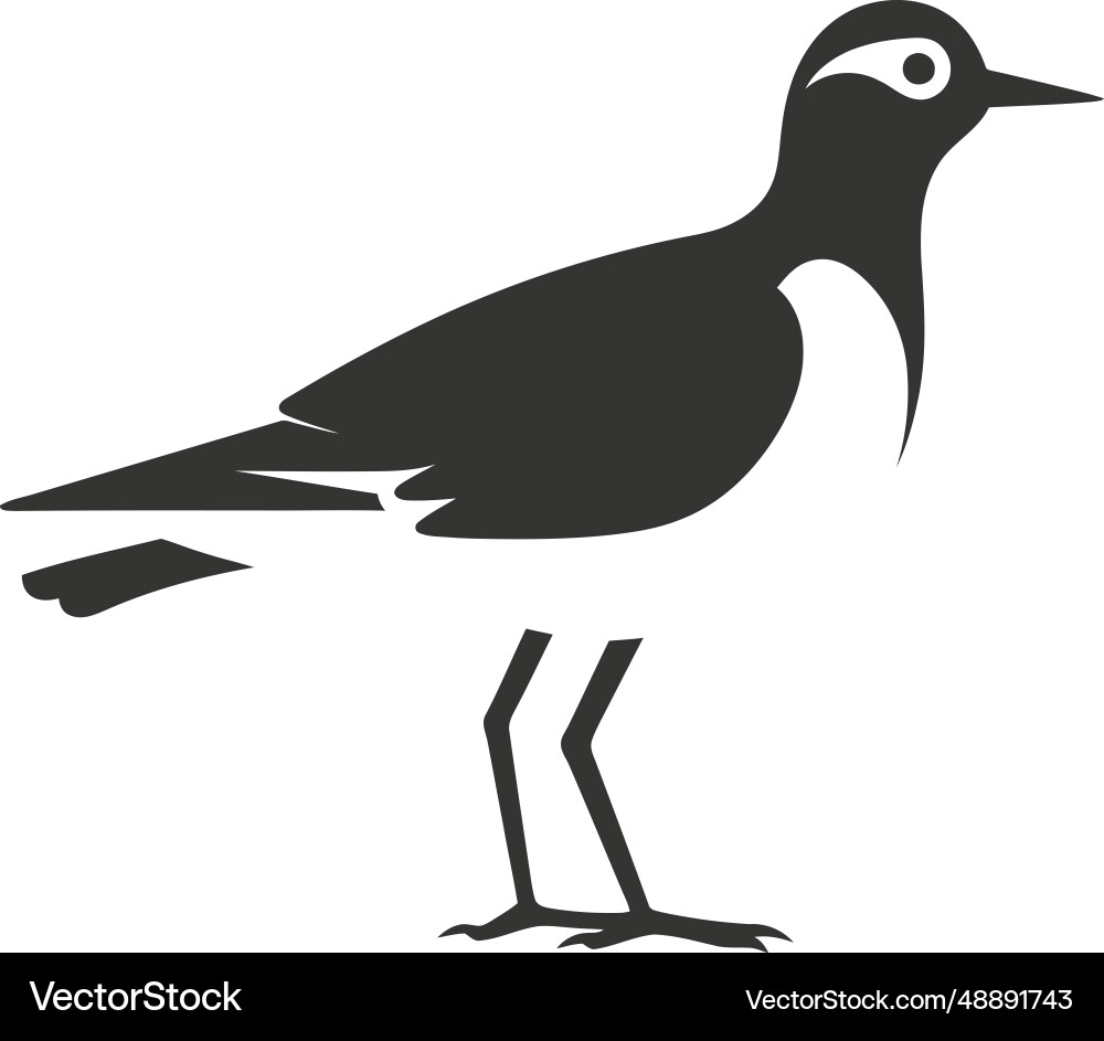 Lapwing bird icon Royalty Free Vector Image - VectorStock