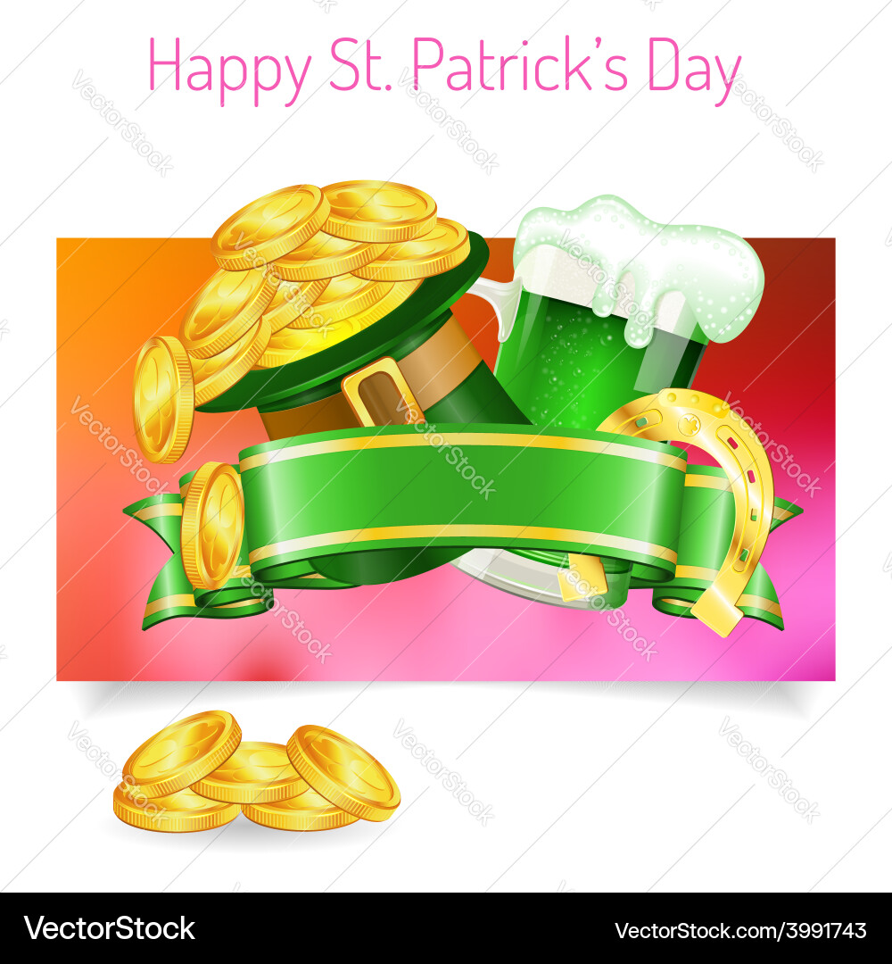 St patricks day banners Royalty Free Vector Image