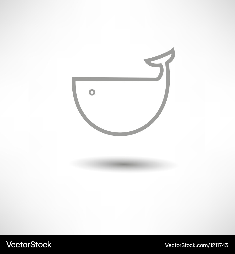 Whale Royalty Free Vector Image - VectorStock