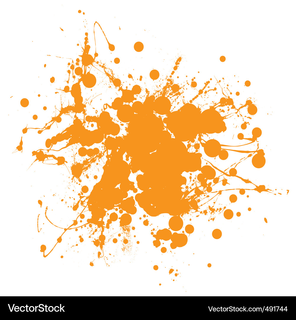 Abstract ink splat Royalty Free Vector Image - VectorStock