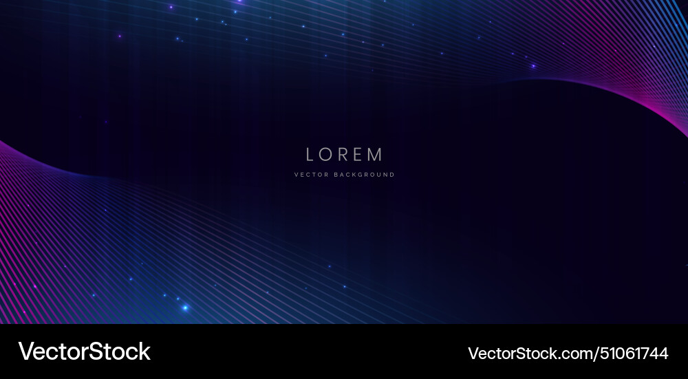 Abstract technology futuristic glowing neon blue Vector Image