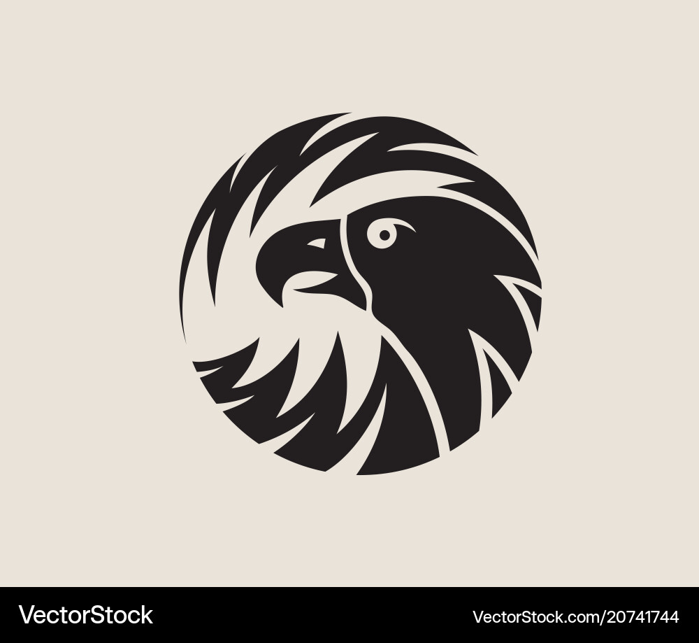 Circle Eagle Emblem Royalty Free Vector Image - VectorStock