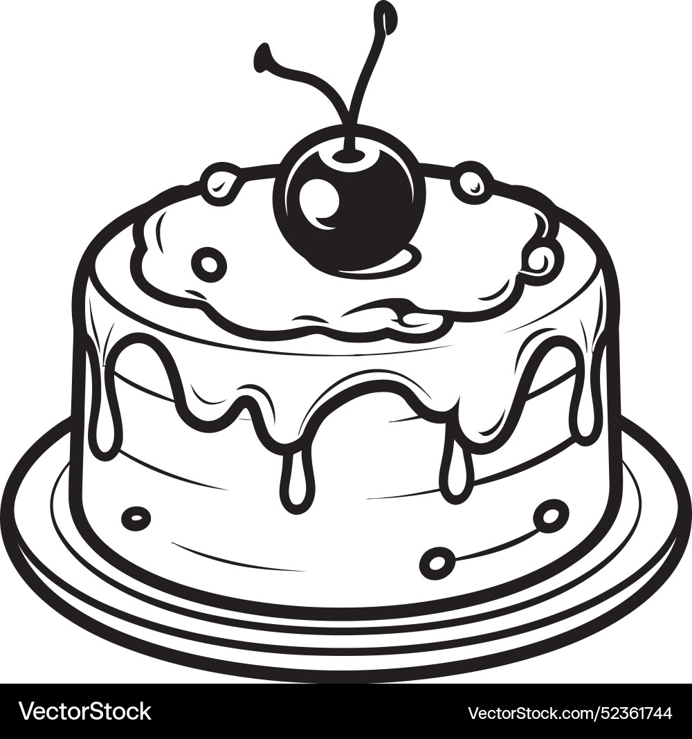 Digital bakery showcases cake gallery confectio Vector Image